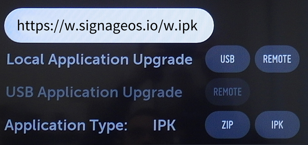 LG webOS Device Provisioning – signageOS