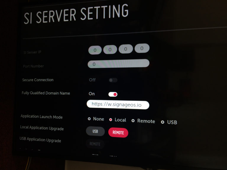 LG webOS Device Provisioning – signageOS